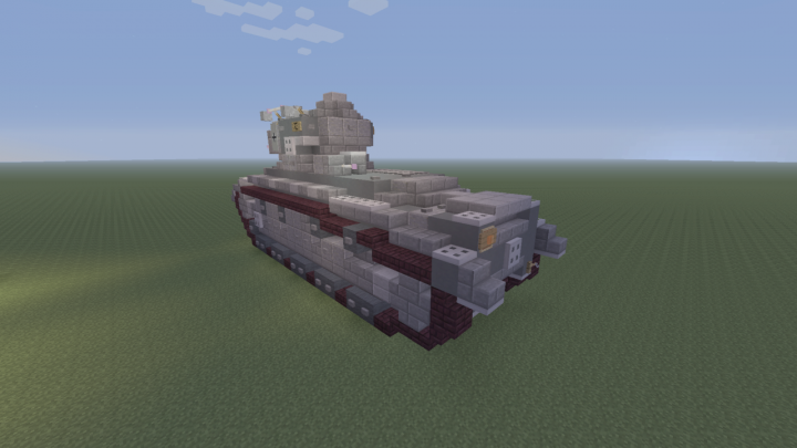 WWII German Neubaufahrzeug heavy tank Minecraft Map