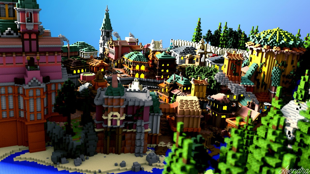 Beccasa - Colourful City Minecraft Map