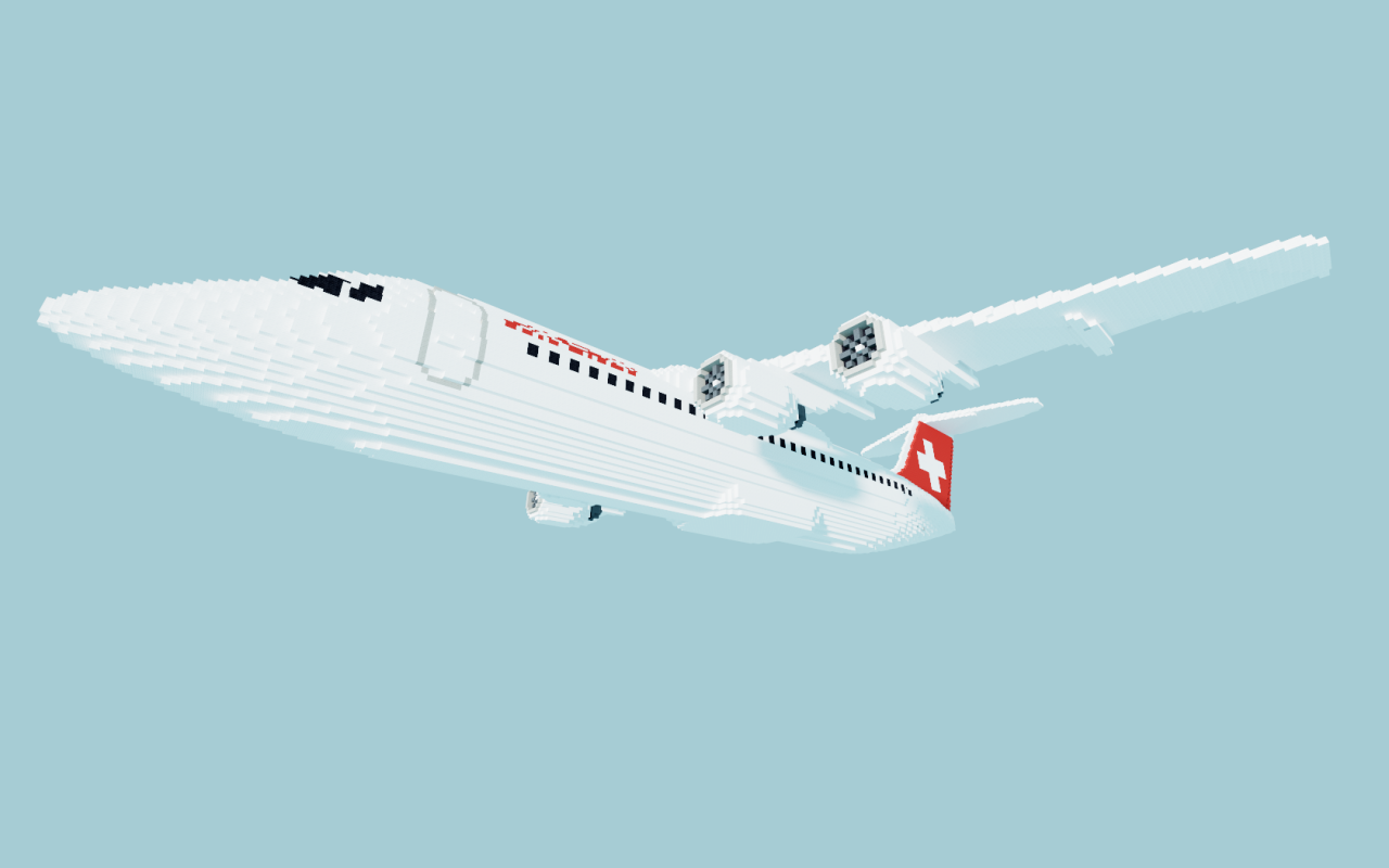 British Aerospace BAE 146-200 - SwissAir Minecraft Map