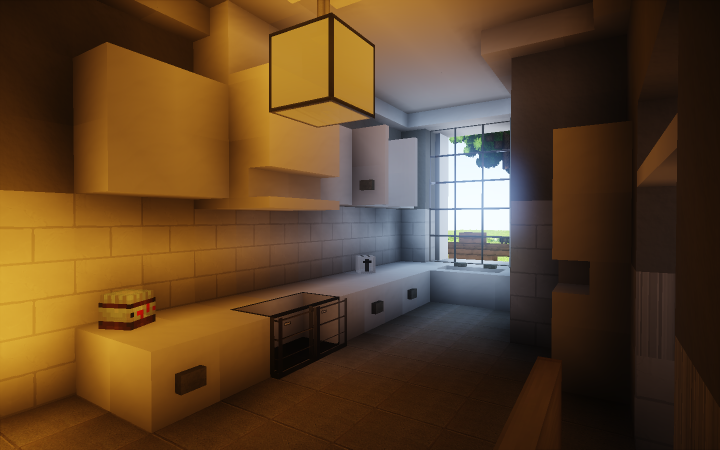 4 Square House Minecraft Map