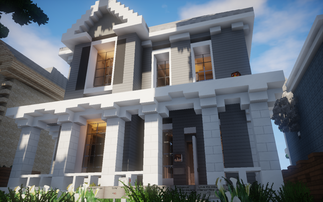 4 Square House Minecraft Map