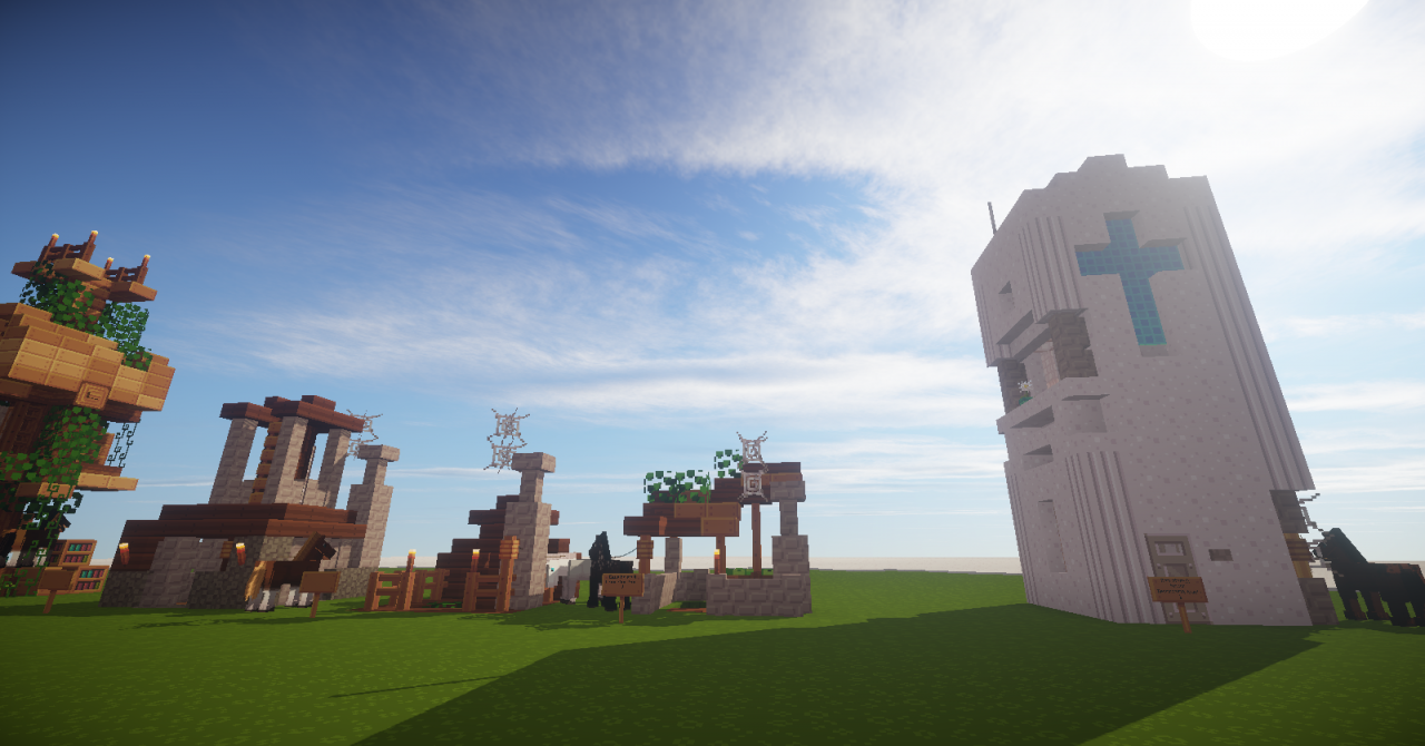 Amazing 5x5 fonctionnal houses ! Minecraft Map