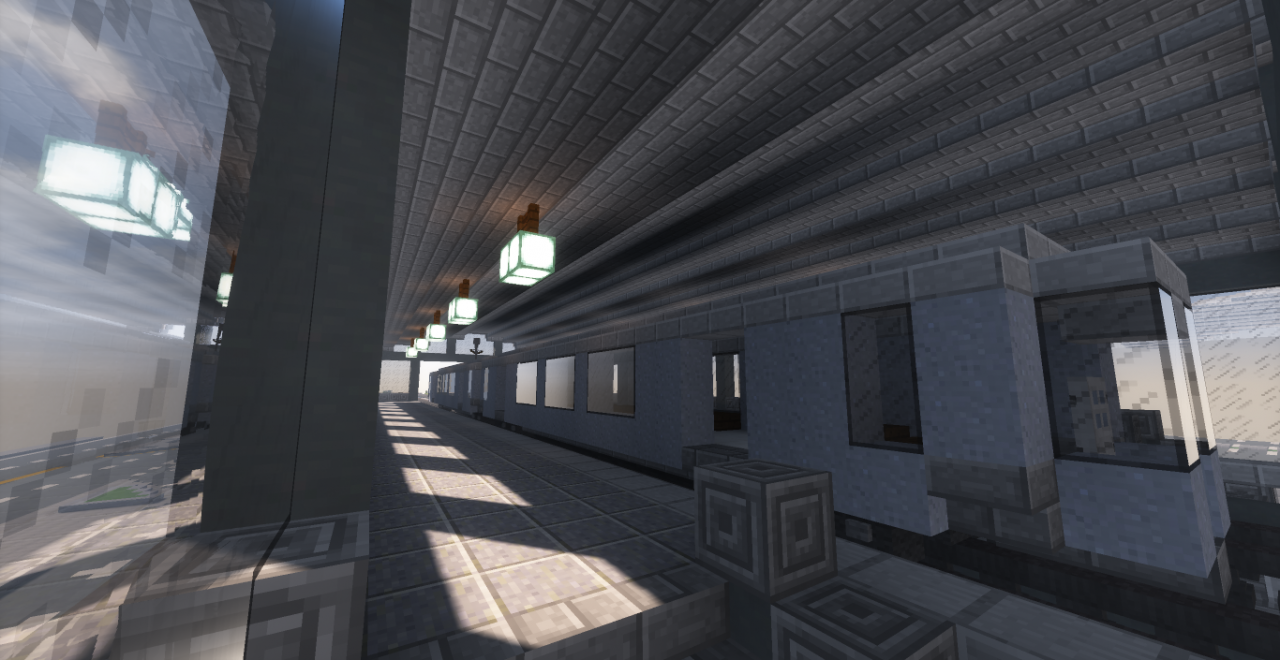 elevated metro station inspired by "Baumwall"station in Hamburg ...