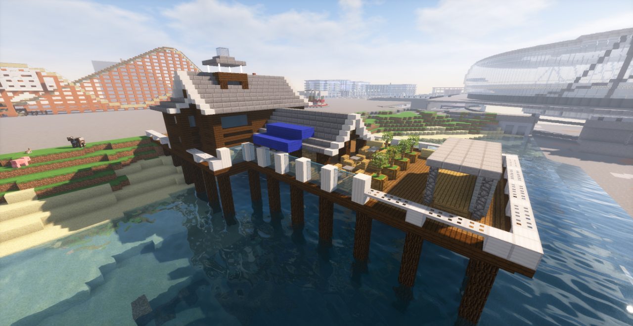 pier restaurant (part of a bigger project) Minecraft Map