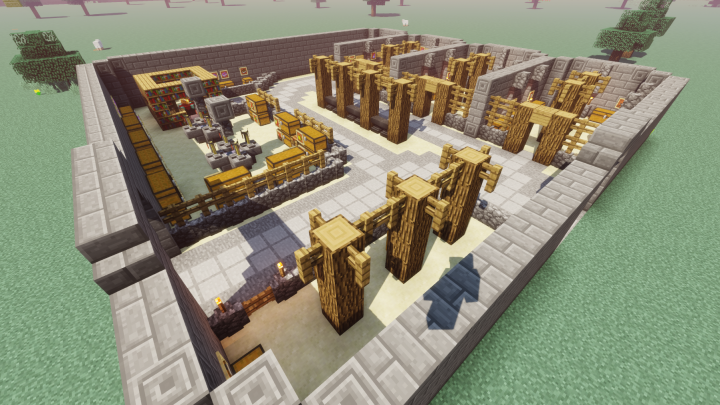 Medieval ANTI-RAID Underground Bunker v.1 Minecraft Map
