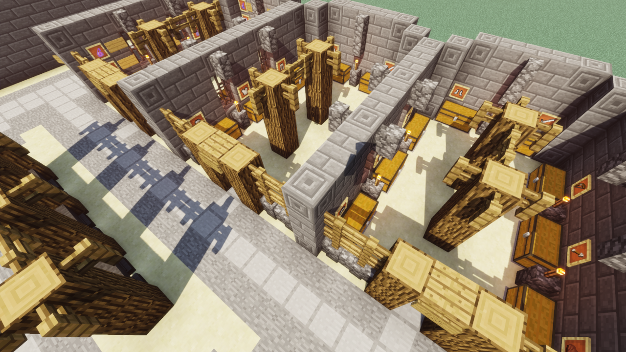 Medieval ANTI-RAID Underground Bunker v.1 Minecraft Map