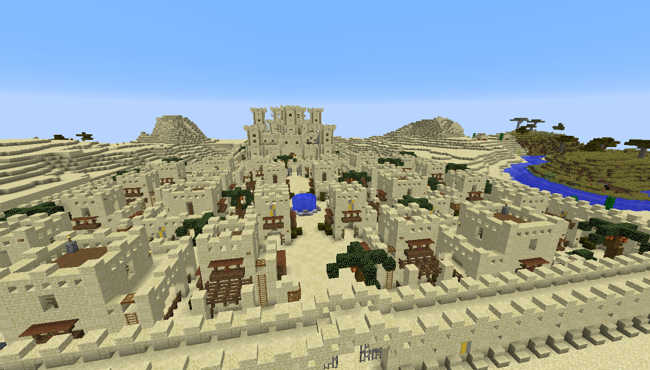 Al Hazhir Desert Town Minecraft Map