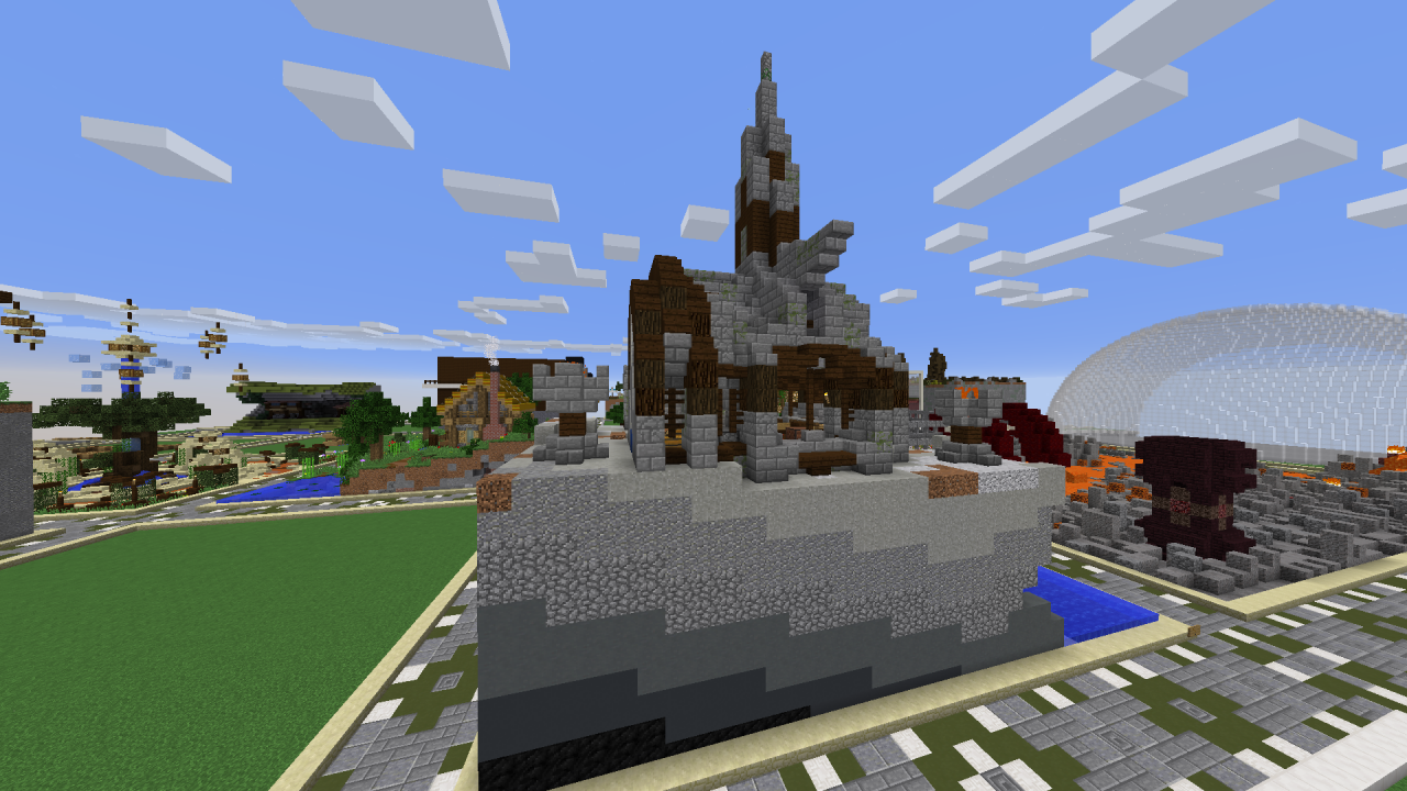 Abandoned Mountain Village - Small Plot Minecraft Map