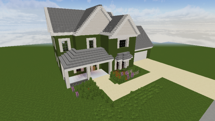 traditional house Minecraft Map