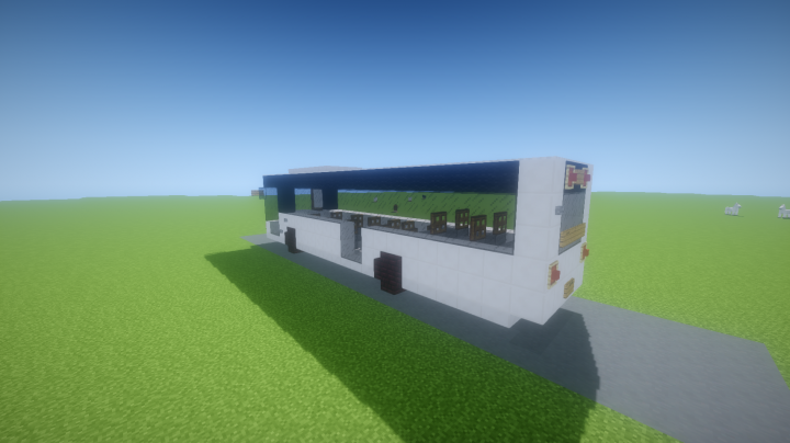 Mercedes-Benz Citaro city bus 2:1 scale Minecraft Map
