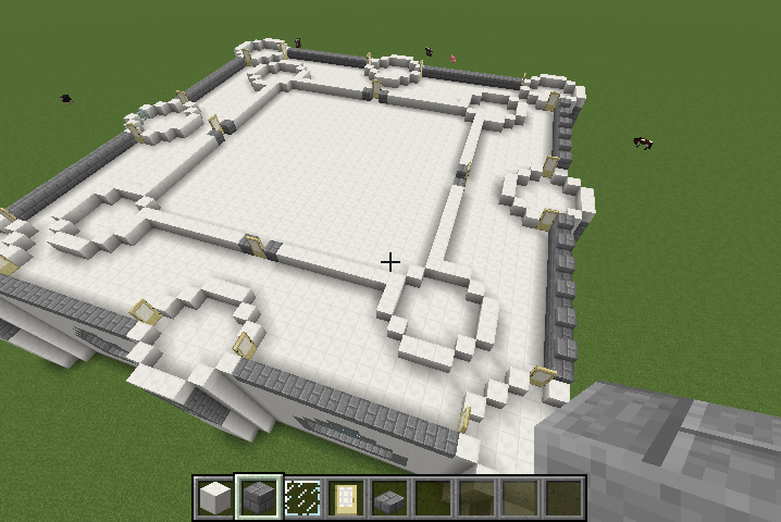 Castle With Blue Towers Minecraft Map