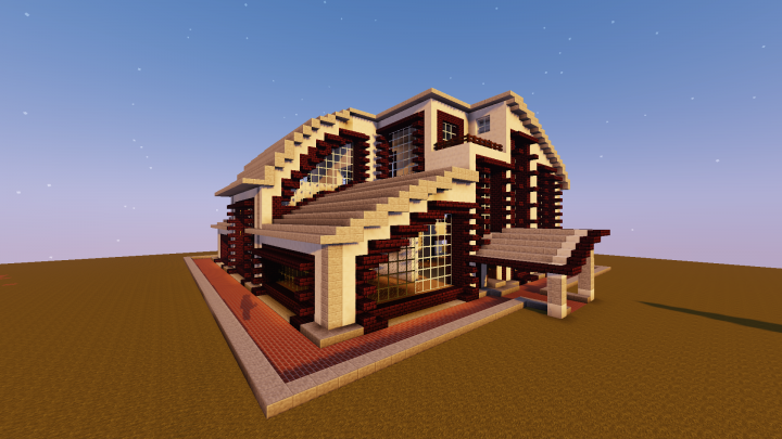 Quarts mansion Minecraft Map