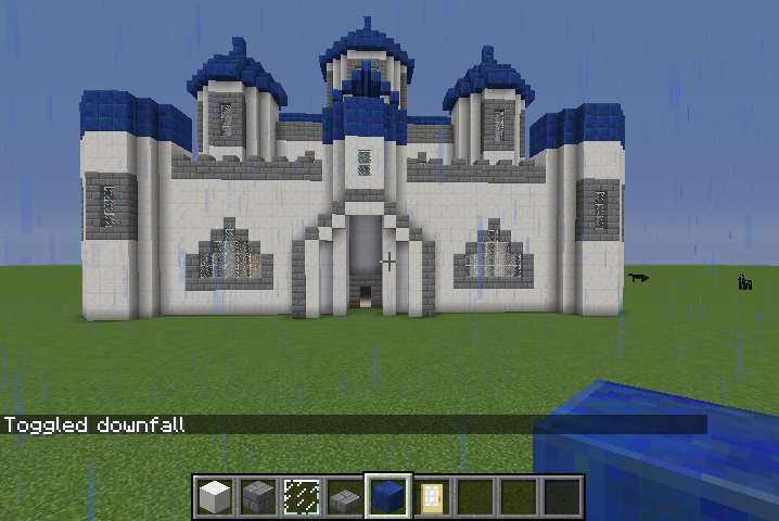 Castle With Blue Towers Minecraft Map