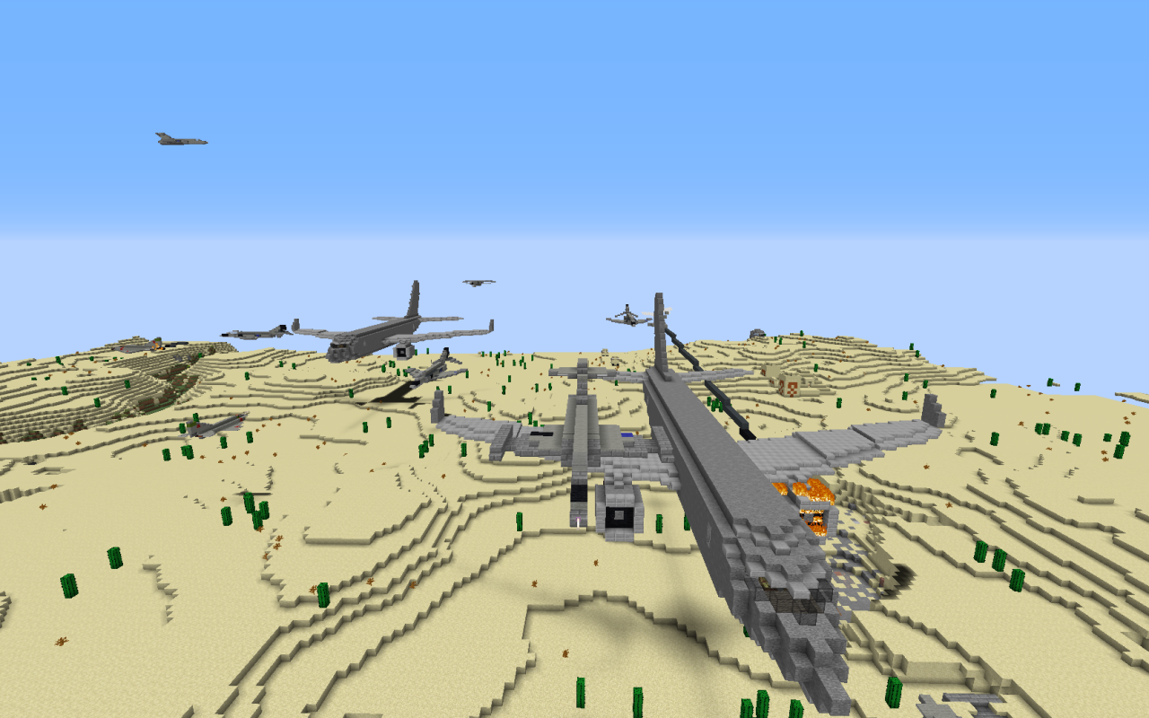 War diorama Minecraft Map