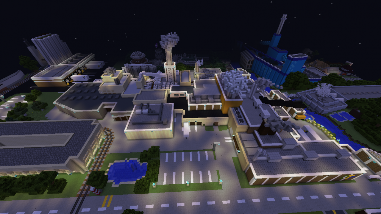 Leeville Papermill Minecraft Map