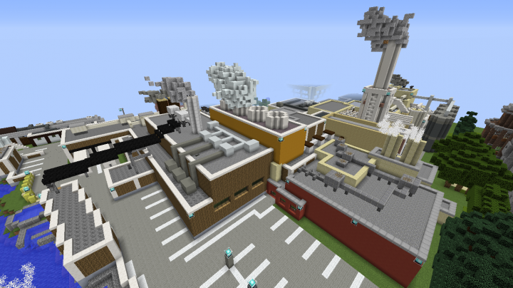 Leeville Papermill Minecraft Map