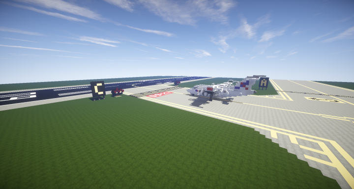 MC Airport (SeaJet Innovation Center) + Download! Minecraft Map