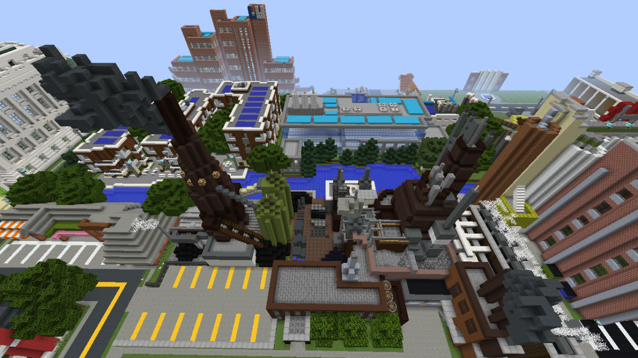 Leeville Steel Mill Minecraft Map