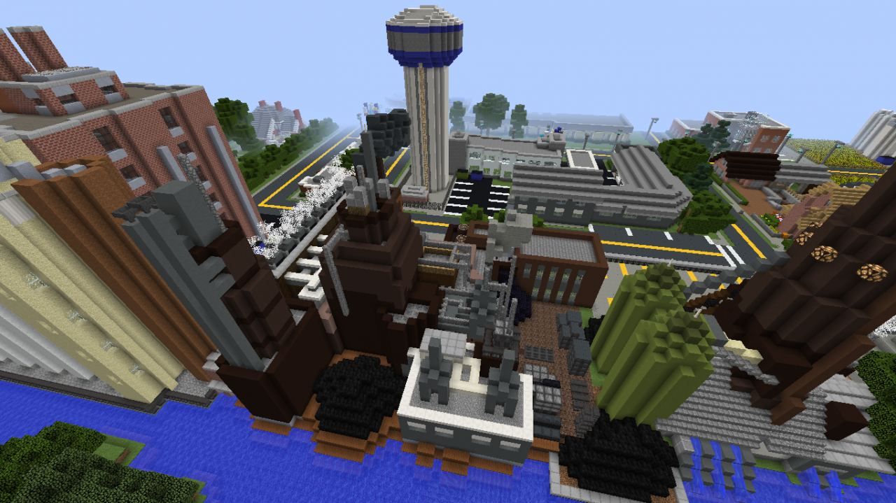 Leeville Steel Mill Minecraft Map