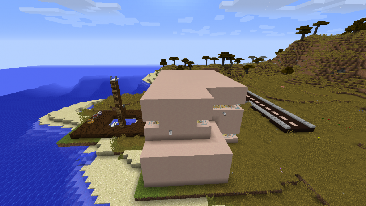 Modern Mod Town Minecraft Map