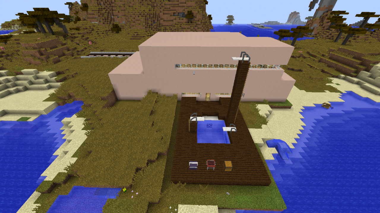 Modern Mod Town Minecraft Map