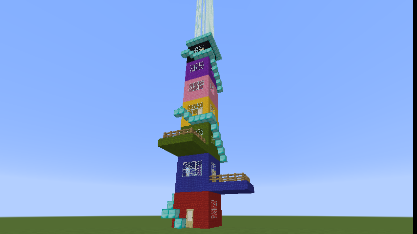 beacon tower Minecraft Map