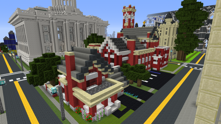 All Saints Catholic Church of Leeville Minecraft Map