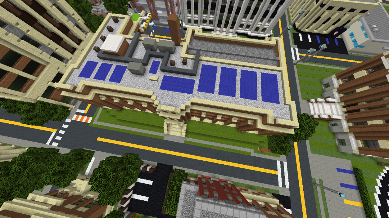 Leeville Junior Highschool and school district administration building ...