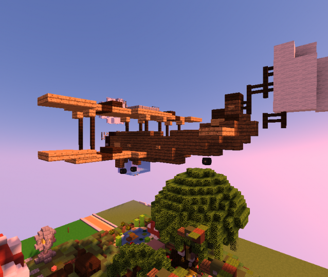 Basic Bi-Plane - Plot Build #2 🌙 Minecraft Map