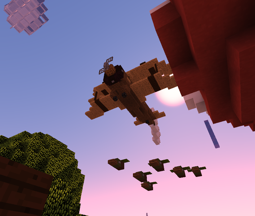 Basic Bi-Plane - Plot Build #2 🌙 Minecraft Map