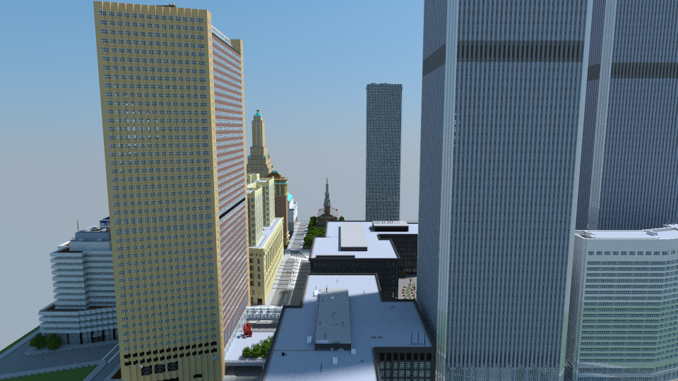 1:1 Manhattan 2001, (World Trade Center). [IN PROGRESS] Minecraft Map