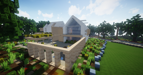 Modern Barn conversion |UseTheBlocks| Minecraft Map