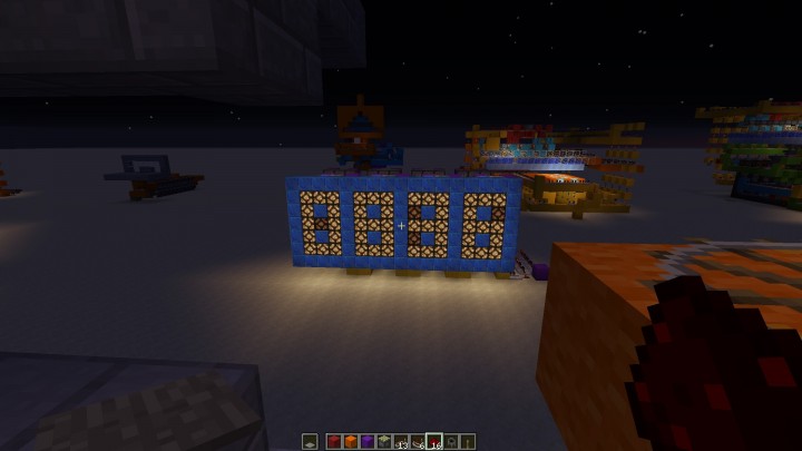 4 digit counter with display Minecraft Map