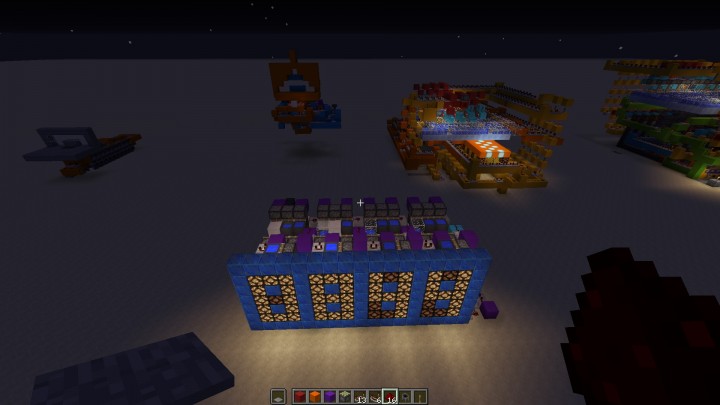 4 digit counter with display Minecraft Map