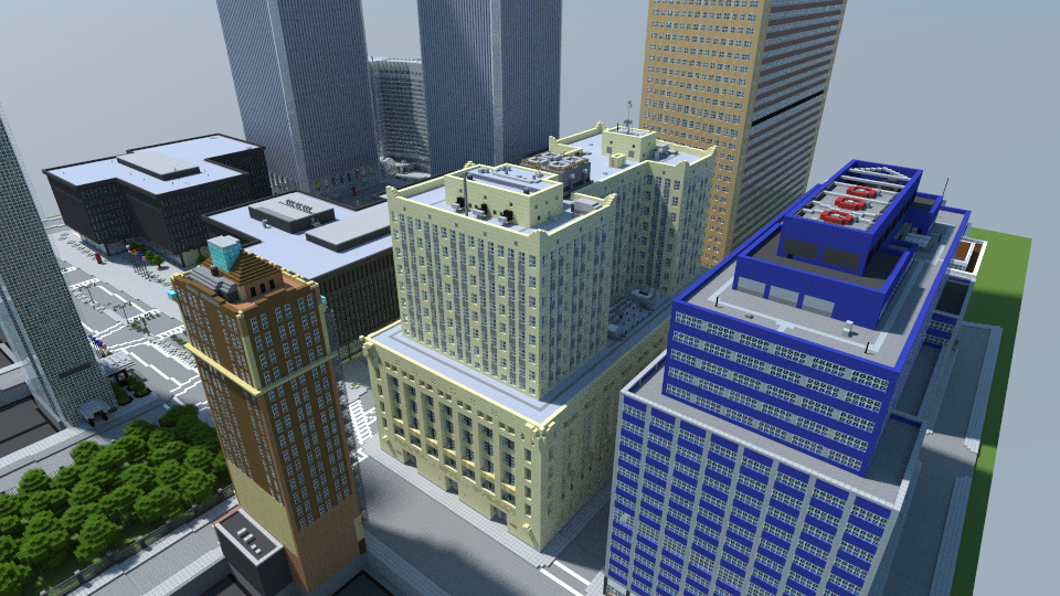 1:1 Manhattan 2001, (World Trade Center). [IN PROGRESS] Minecraft Map