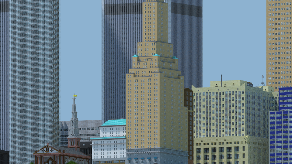 1:1 Manhattan 2001, (World Trade Center). [IN PROGRESS] Minecraft Map