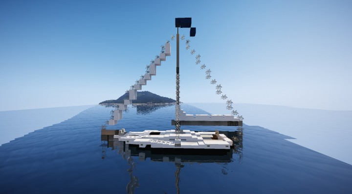 New Modern Sailboat! 2018 GVC Silver Breeze 25m! Minecraft Map