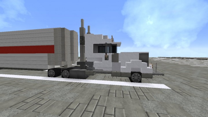 Classic Semi Truck! 1956 GVC T2200 Landcruiser Daycab! Minecraft Map