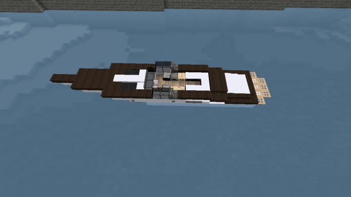Italian Style Speedboat! 28m GVC Silver Wake! Minecraft Map