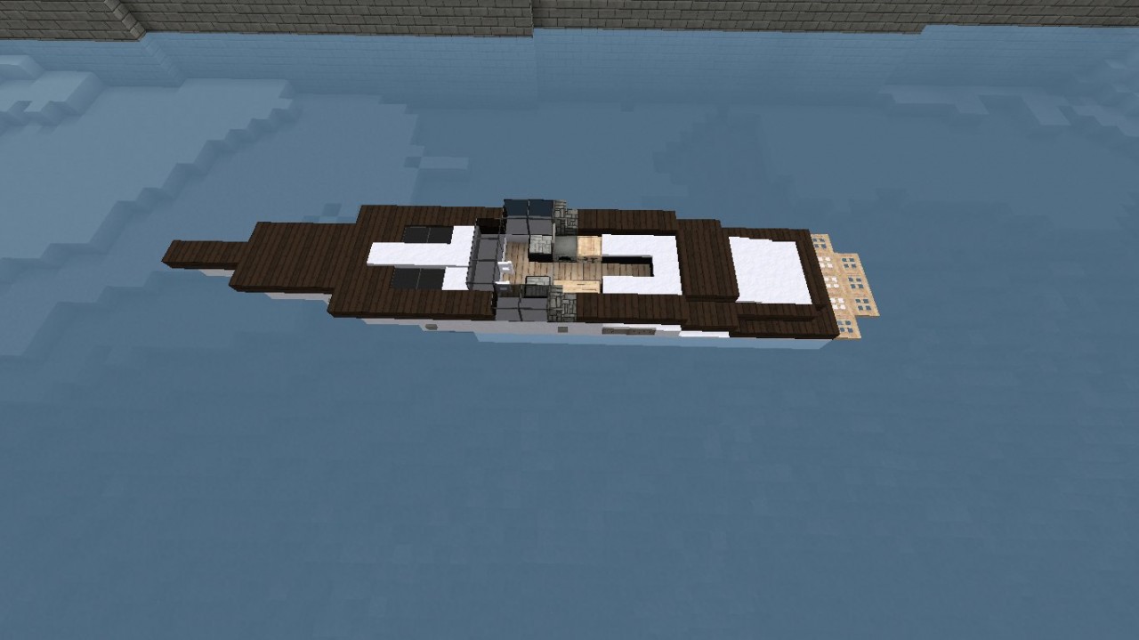 Italian Style Speedboat! 28m GVC Silver Wake! Minecraft Map