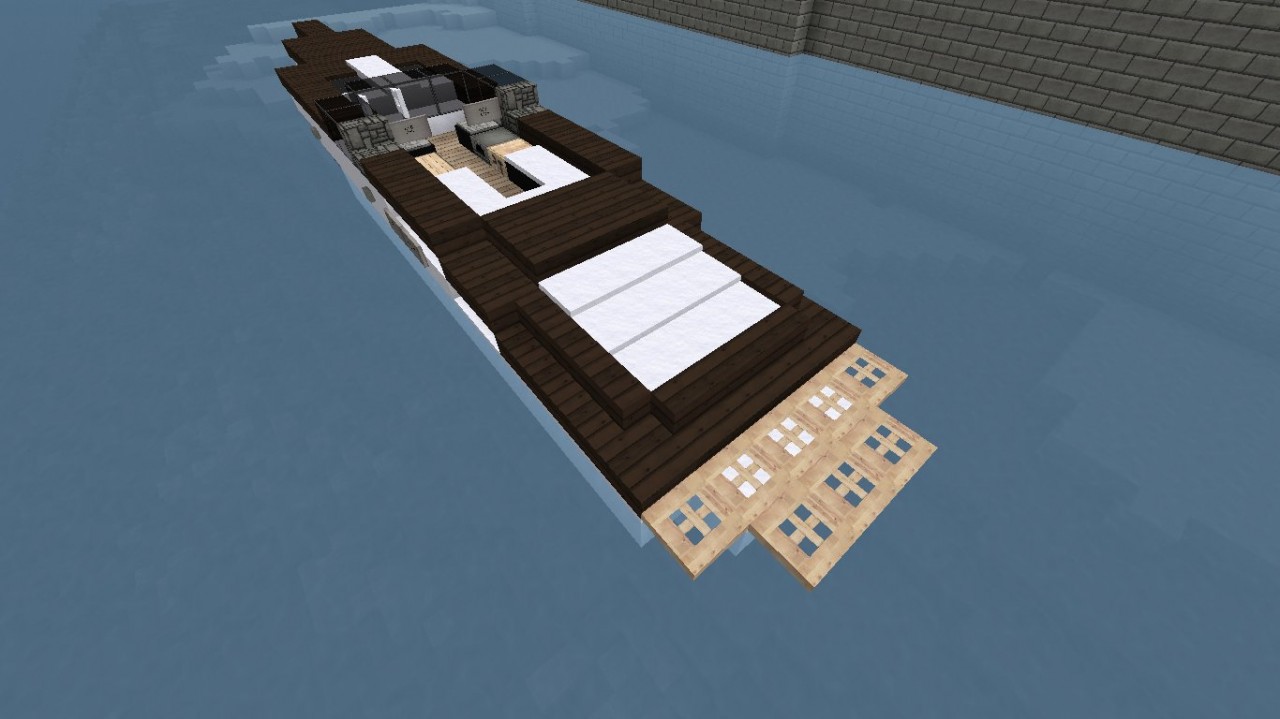 Italian Style Speedboat! 28m GVC Silver Wake! Minecraft Map