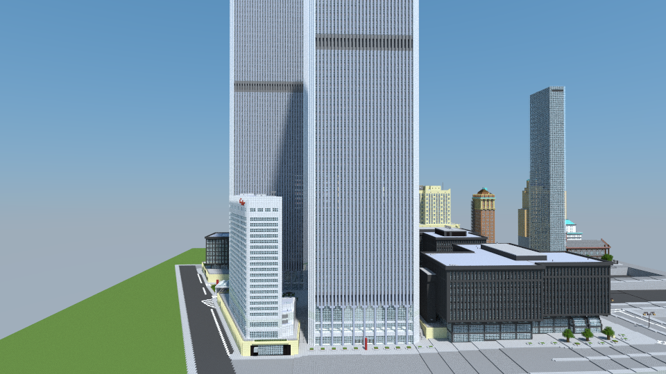 1:1 Manhattan 2001, (World Trade Center). [IN PROGRESS] Minecraft Map
