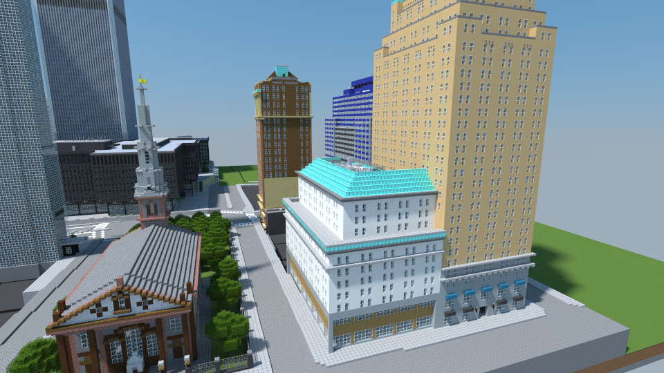 1:1 Manhattan 2001, (World Trade Center). [IN PROGRESS] Minecraft Map