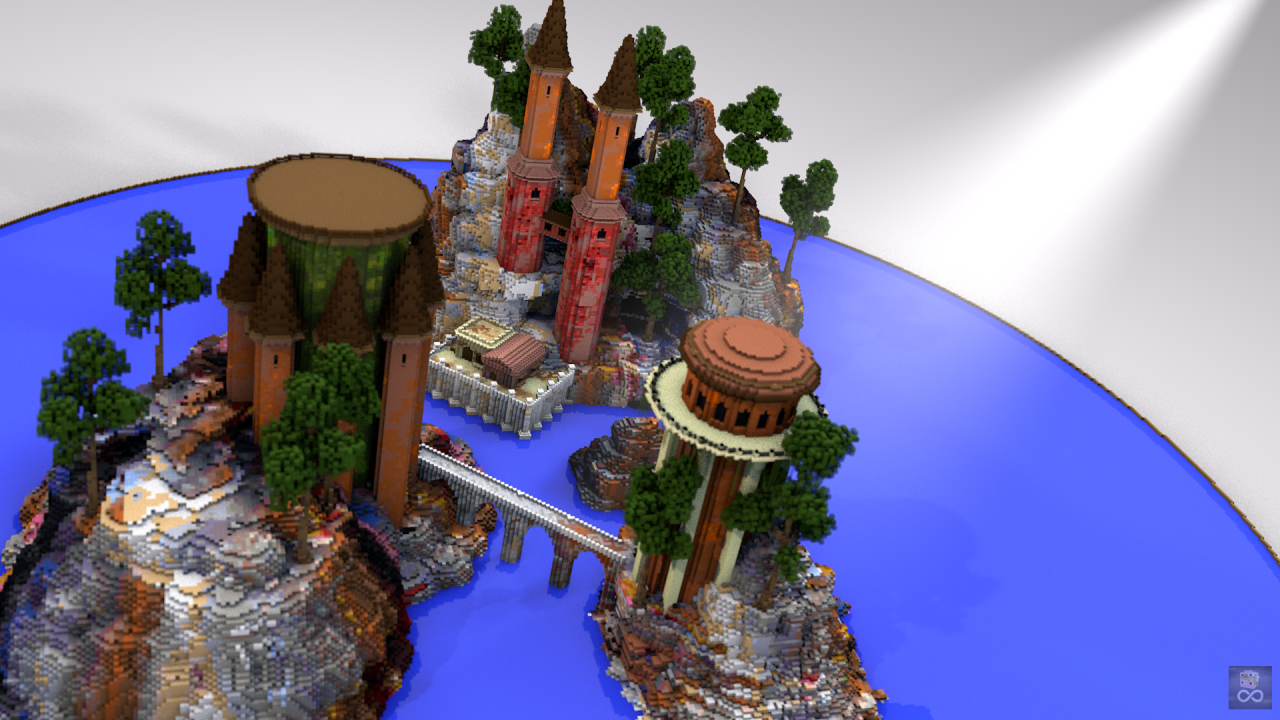 colorful islands Minecraft Map