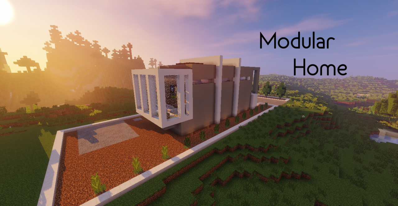 Modular Home by Highland_Clouds (With Download! Moving bed!) Minecraft Map