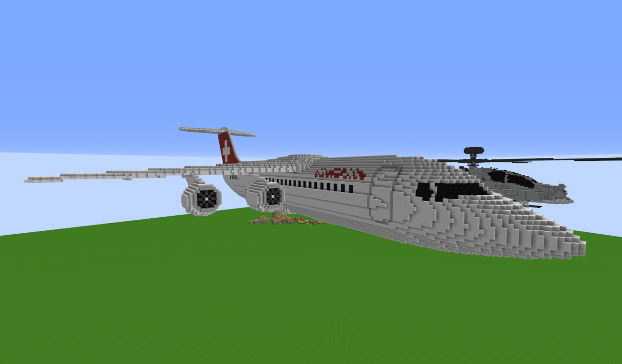 British Aerospace BAE 146-200 - SwissAir Minecraft Map