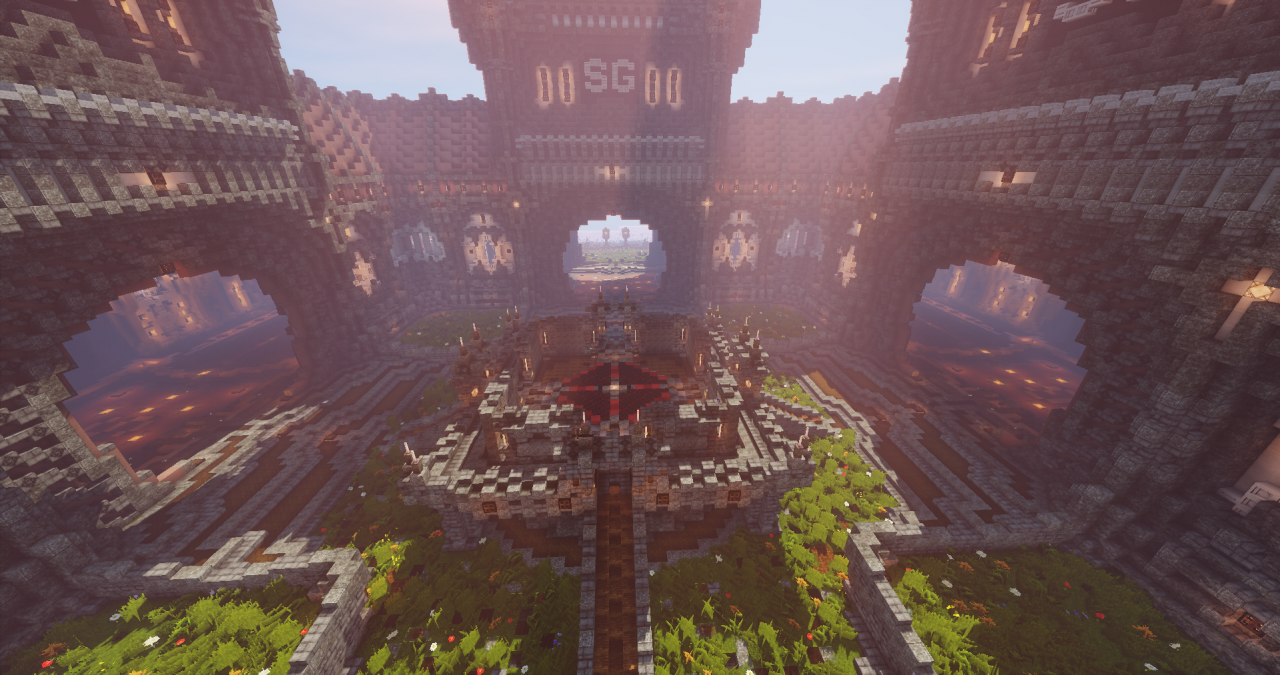 Survival Galaxy new epic castle spawn Minecraft Map