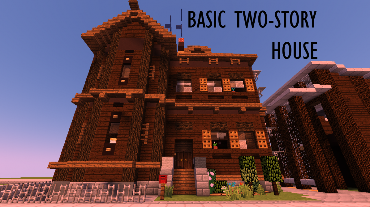 Basic House - Plot Build #1 🌙 Minecraft Map
