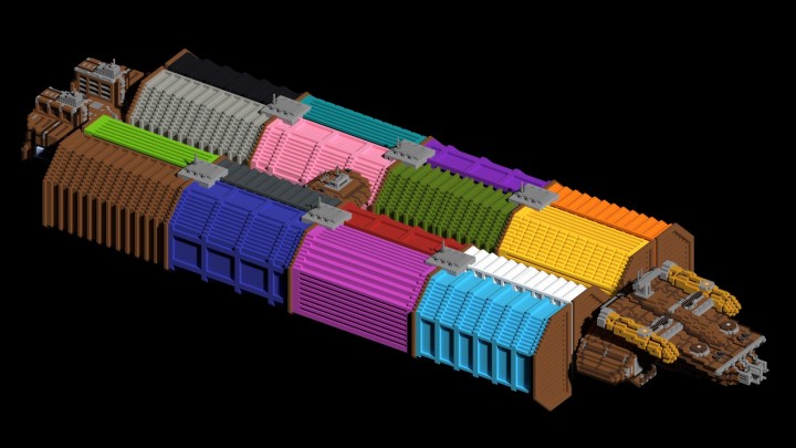 BSG Gemini Freighter Minecraft Map
