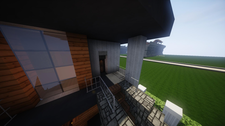 Compact 3 Floor 2 Bedroom House With Infinity Pool Minecraft Map
